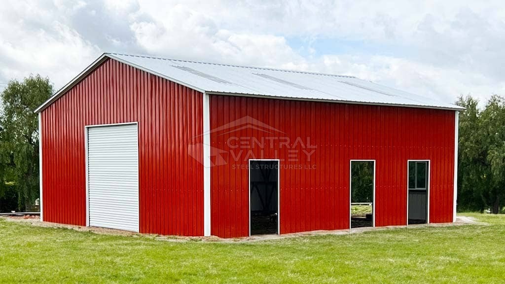 40’ Wide Certified Buildings | Central Valley Steel Structures