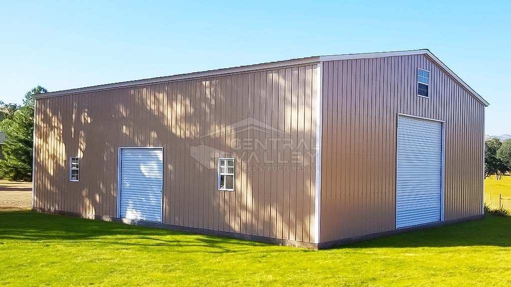 40’ Wide Certified Buildings | Central Valley Steel Structures