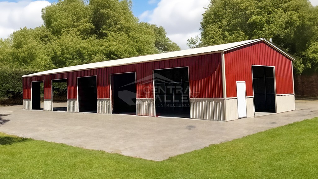 Triple-Wide Metal Buildings | Vertical Roof