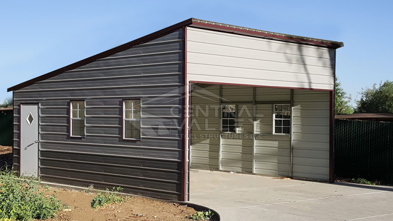 10x12 Standalone Lean-to - Central Valley Steel Structures