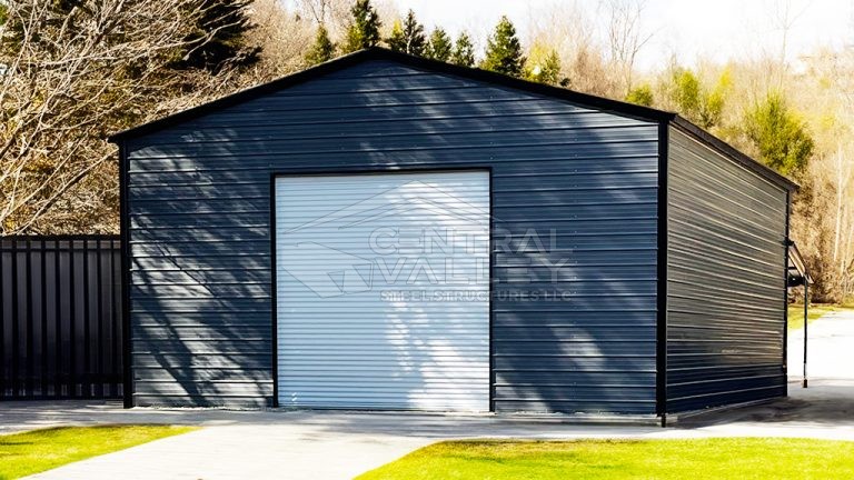 30x40x14 Warehouse - Central Valley Steel Structures