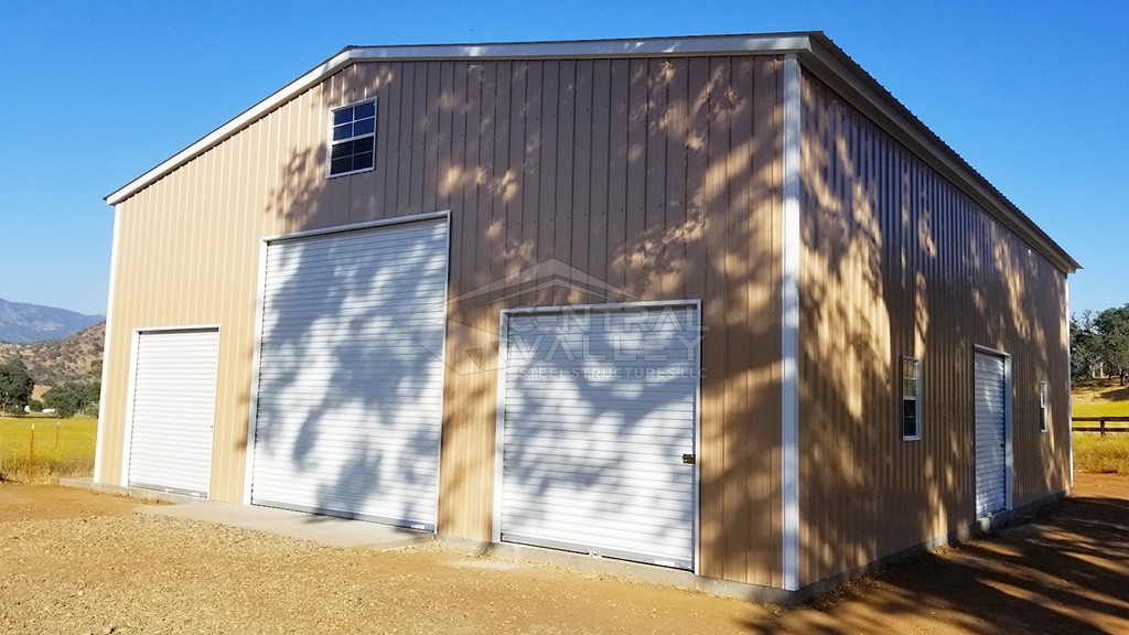 40’ Wide Certified Buildings | Central Valley Steel Structures