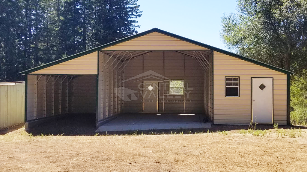 Straight Roof Barns | Metal Barns